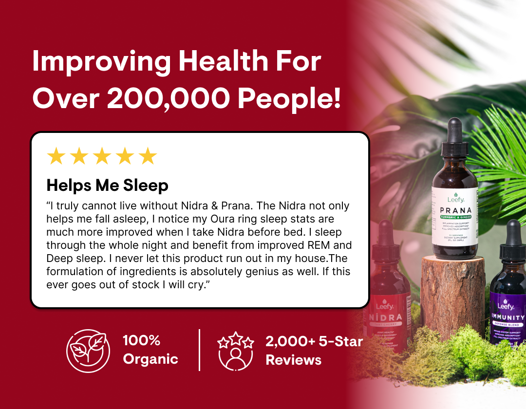 NIDRA: Tart Cherry Tincture, Promote Rest & Recovery. – Leefy Organics